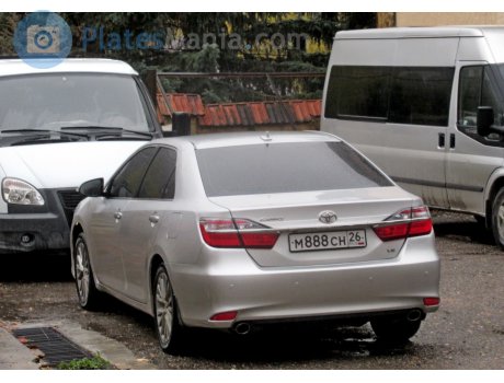 м888сн26, Toyota Camry (Stavropol Krai) License plate Russia