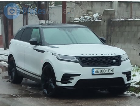 BE 0001 EM, Land Rover Range Rover Velar (Mykolaiv Oblast) License ...