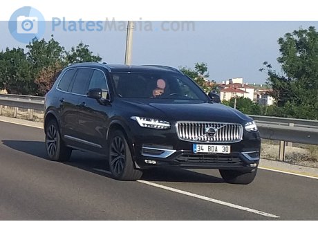 34 BDA 30, Volvo XC90 (İstanbul) License plate of Turkey