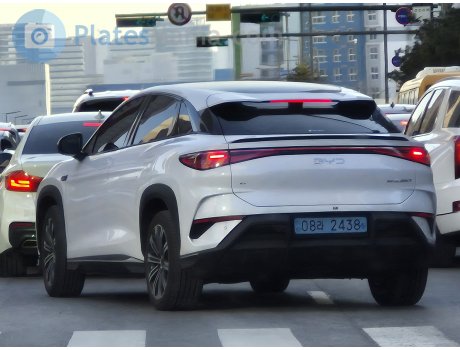 License plates of South Korea