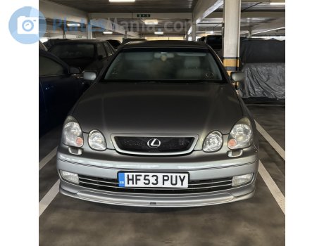 HF53 PUY, Lexus GS (Bournemouth) License plate of the United Kingdom