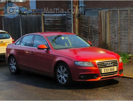 EX11 NNB, Audi A4 (Chelmsford) License plate of the United Kingdom