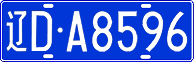 辽D·A8596, Toyota Sienna (Fushun Prefectural City) License plate of China