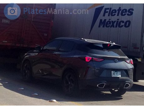 JAB-941-A, GAC GS3 (Jalisco) License plate of Mexico