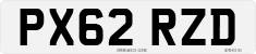 PX62 RZD, BMW X3 (Carlisle) License plate of the United Kingdom