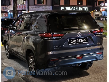 QAB 8629 G, Toyota Innova (Kuching Division) License plate of Malaysia
