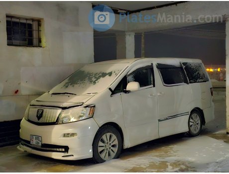 05 890 ABN, Toyota Alphard (Naryn Province) License plate of Kyrgyzstan