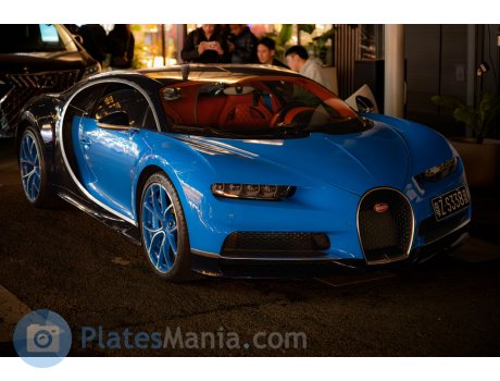 粤Z·S338澳, Bugatti Chiron (License plates for crossing border) License ...