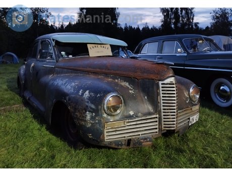 WAN 437, Packard Clipper , License plate of Sweden