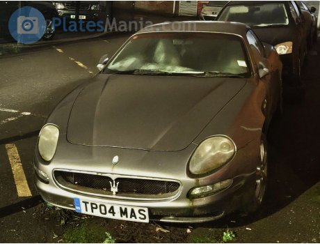 TP04 MAS, Maserati 3200GT (Personalized license plates) License plate ...