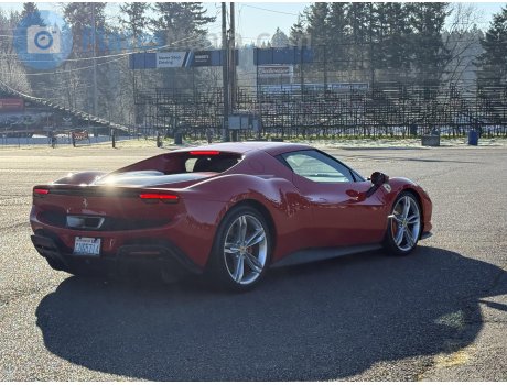 CUG5714, Ferrari 296 (Washington) License plate of the USA