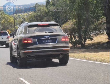 AIV-867, Bentley Bentayga (Victoria) License plate of Australia