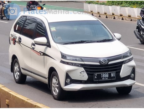 Z 1898 NV, Daihatsu Xenia (West Java (Garut, Tasikmalaya)) License ...