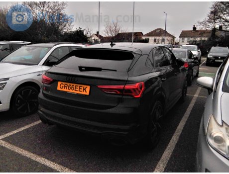 GR66 EEK, Audi RS Q3 (Brighton) License plate of the United Kingdom