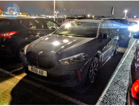 9261 AD, BMW 1 Series (Gloucestershire) License plate of the United Kingdom