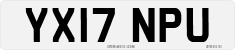 YX17NPU, Alexander Dennis Enviro 400 (Beverley) License plate of the ...