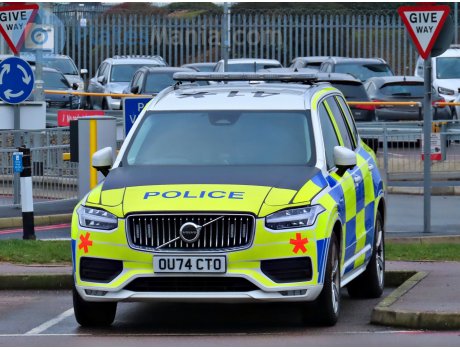 OU74 CTO, Volvo XC90 (Oxford) License plate of the United Kingdom