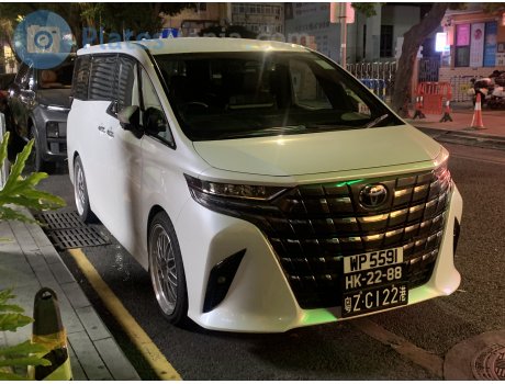 WP 5591, Toyota Alphard , License plate of Hong Kong