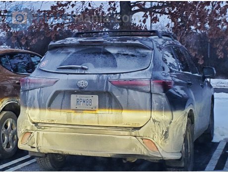 RPM88, Toyota Highlander (Ontario) License plate of Canada