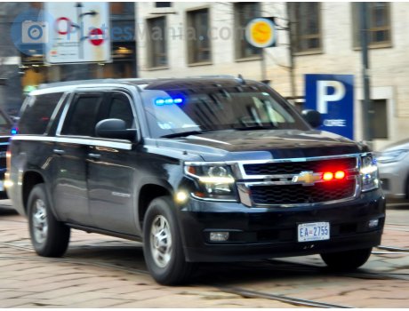 EA-2755, Chevrolet Suburban (District of Columbia) License plate of the USA
