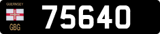 75640, Hyundai Coupé , License plate of Guernsey