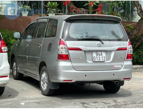 94A-013.12, Toyota Innova (Bạc Liêu Province) License plate of Vietnam