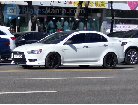32두 2193, Mitsubishi Lancer , License plate of South Korea