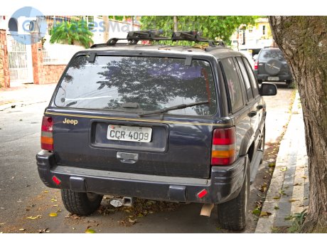 CCR-4009, Jeep Grand Cherokee (São Paulo) License plate of Brazil