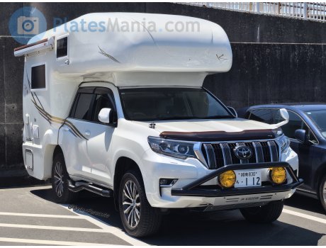 湘南 830 ち 112, Toyota Land Cruiser Prado (Hiratsuka (Shōnan)) License ...