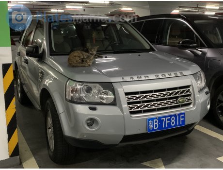 粤B·7F81F, Land Rover Freelander (Shenzhen City) License plate of China