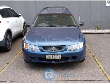 BN-12-DV, Holden Commodore (New South Wales) License plate of Australia