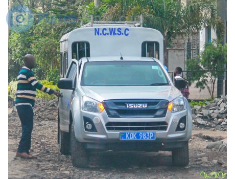 KDK 983P, Isuzu D-Max , License plate of Kenya