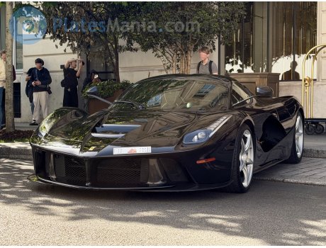 12 ZEZ, Ferrari LaFerrari License plate of Saudi Arabia