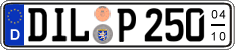 DIL P 250 (04/10), Mercedes-Benz SL-Klasse (Lahn-Dill District ...