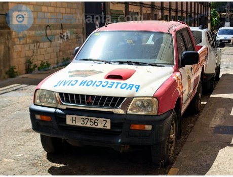 H 3756 Z, Mitsubishi L200 (Huelva) License plates of Spain