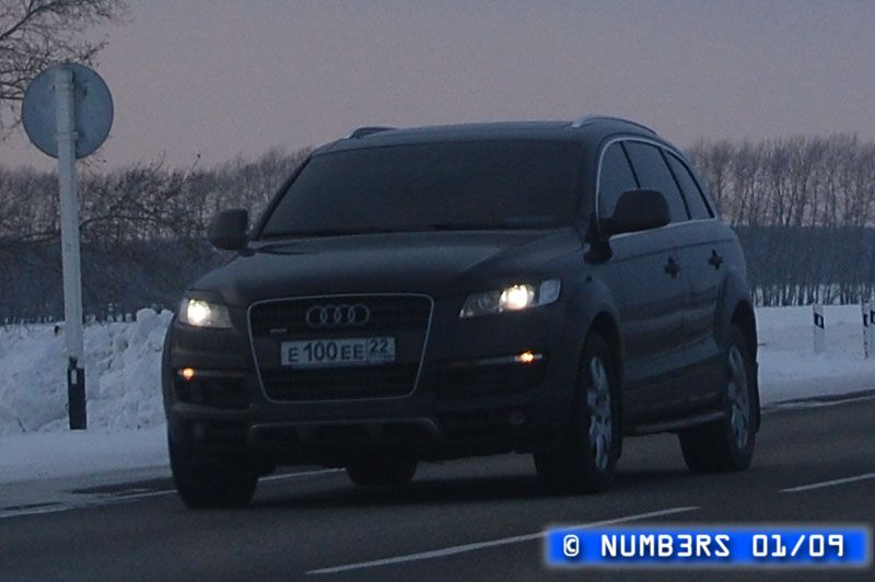 "е 100 ее 22" photos Audi Q7. Russia