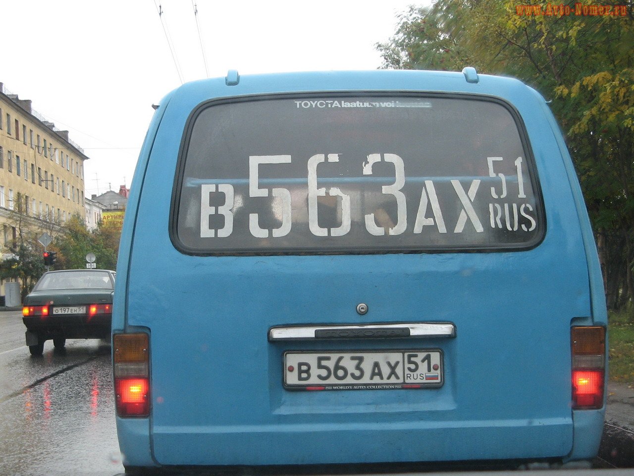 "в 563 ах 51" photos Toyota HiAce. Russia