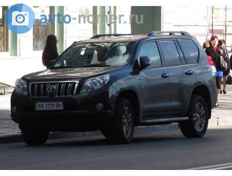 "AB 3339 BH" photos Toyota Land Cruiser Prado. Ukraine
