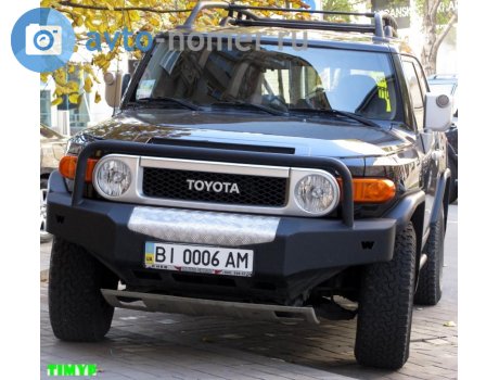 BI 0006 AM, Toyota FJ Cruiser (Poltava Oblast) License plate Ukraine